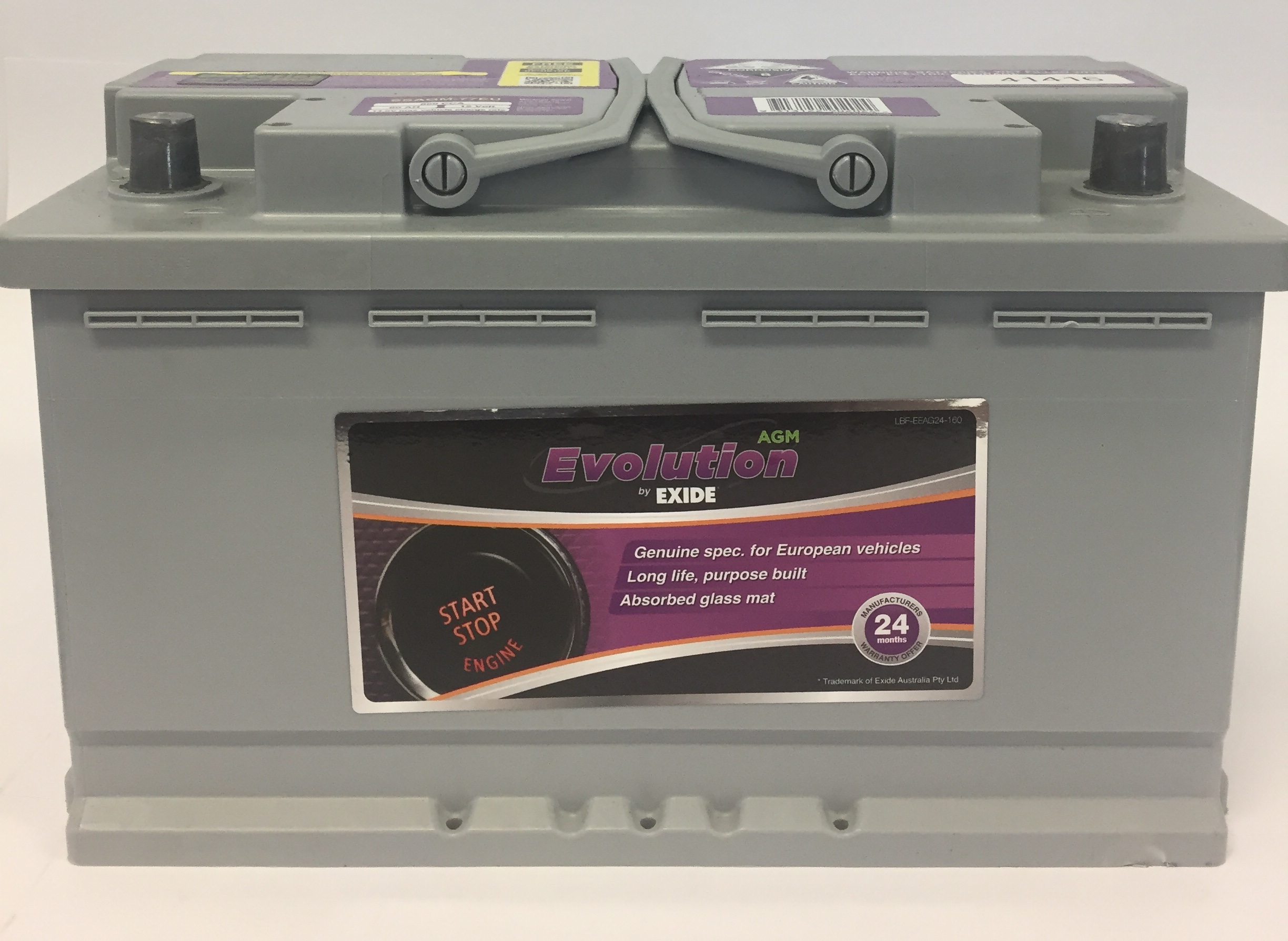 EXIDE EVOLUTION SSAGM-55EU START STOP 750CCA BATTERY